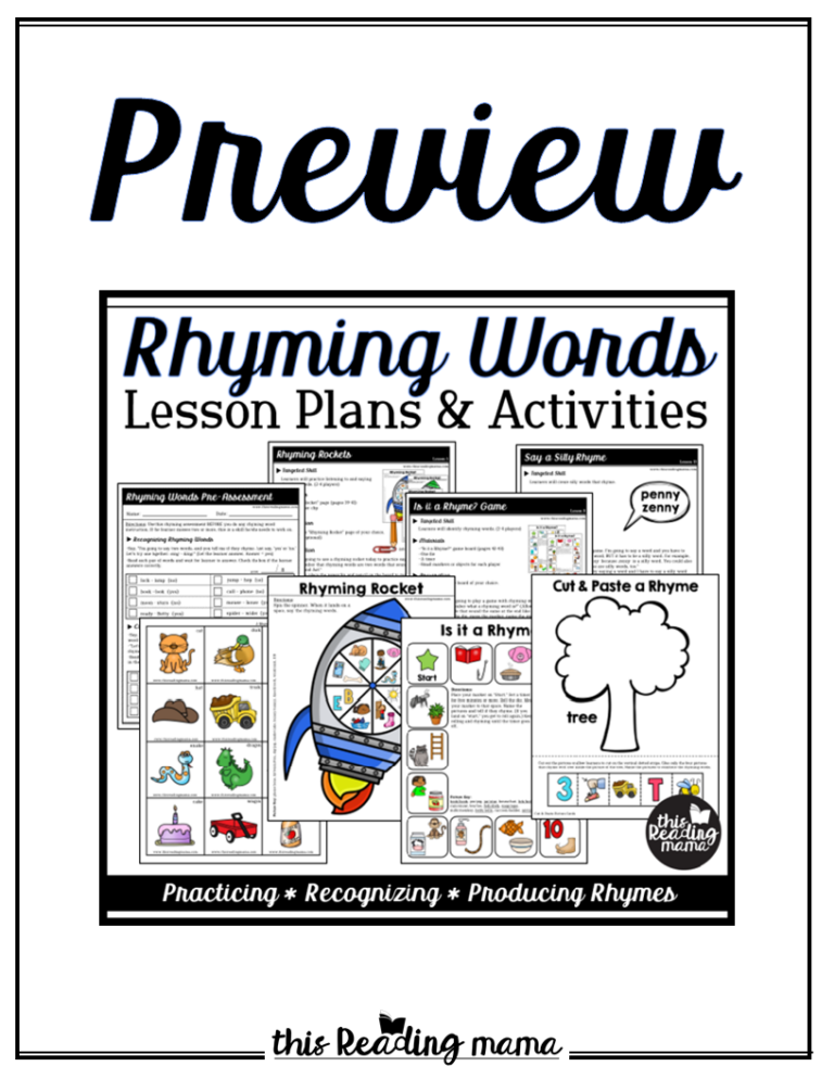 Phonological Awareness Lesson Plans {Bundle} - This Reading Mama
